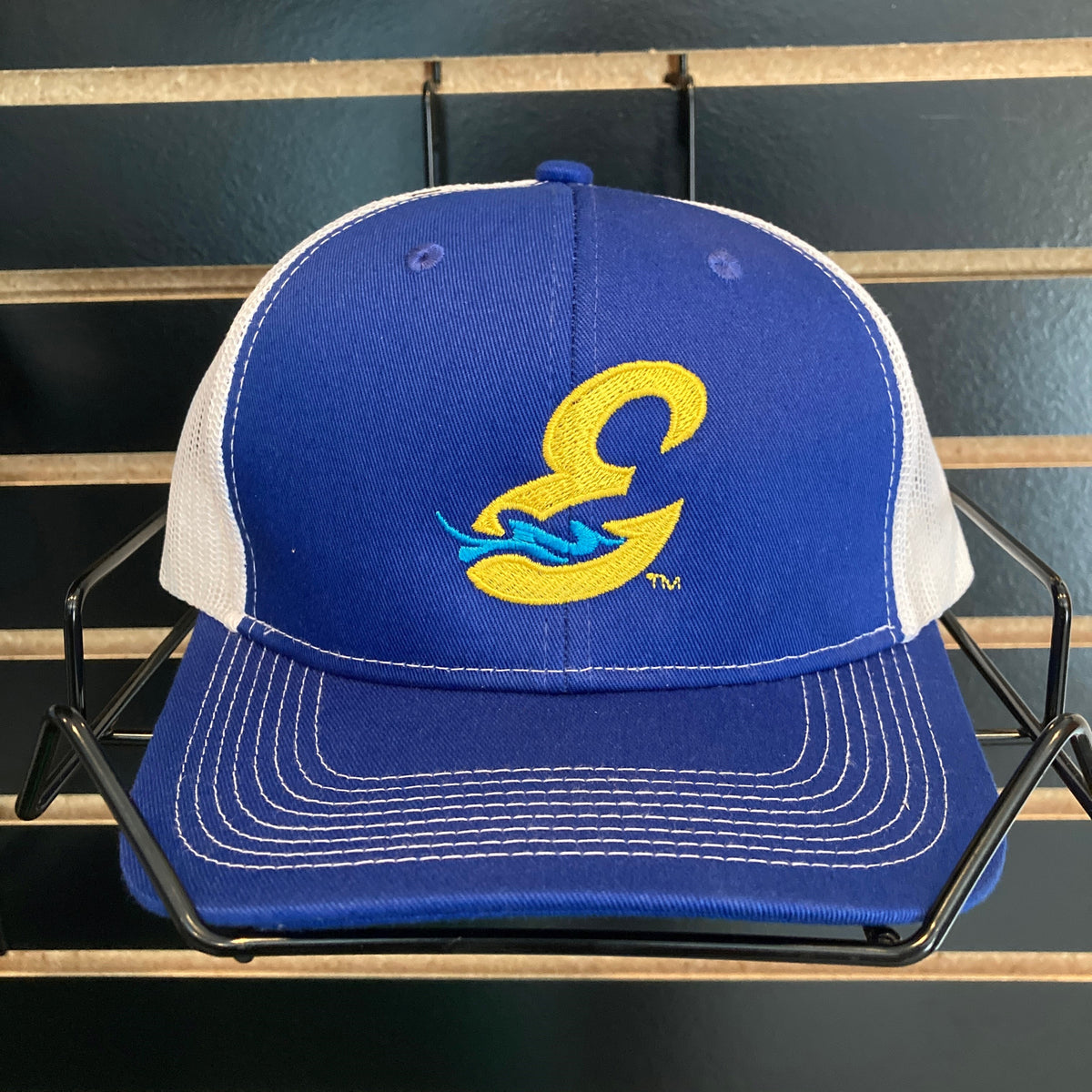 River Riders Hat Royal Blue and White E – Elizabethton River Riders